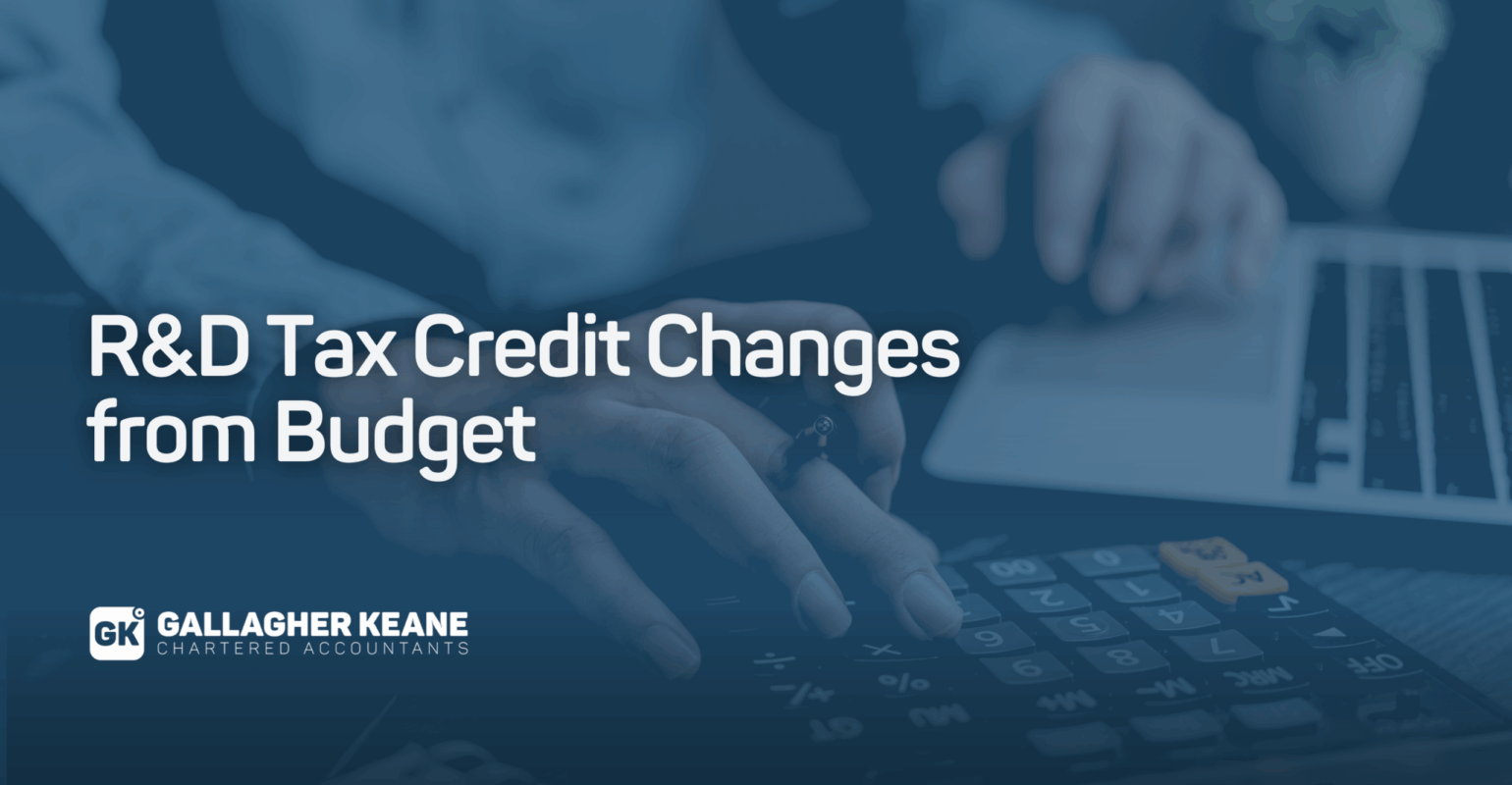 R&D Tax Credit Changes from Budget